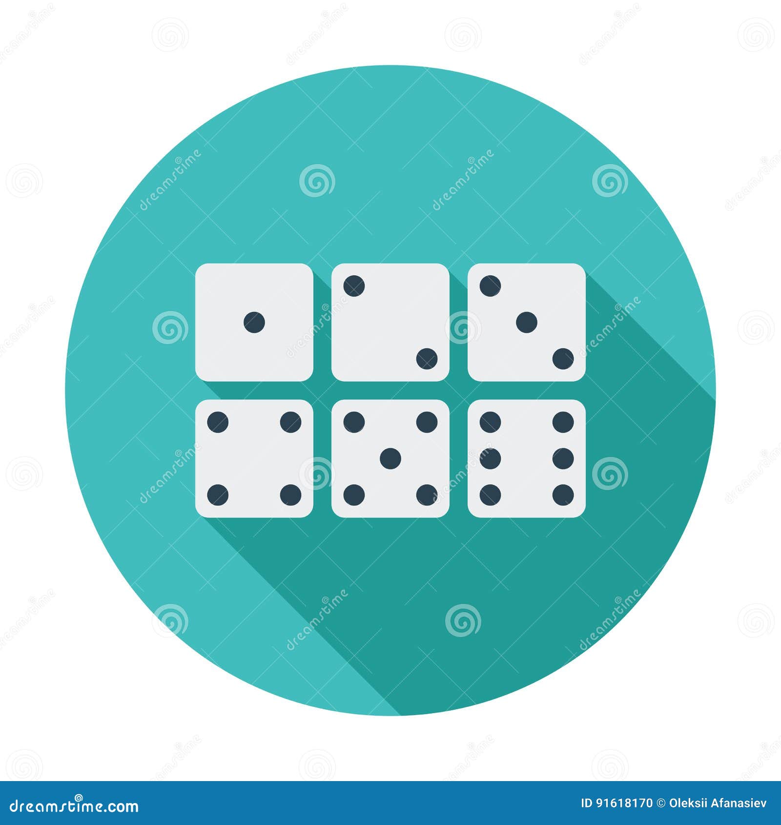 Craps icon stock vector. Illustration of icon, element - 91618170