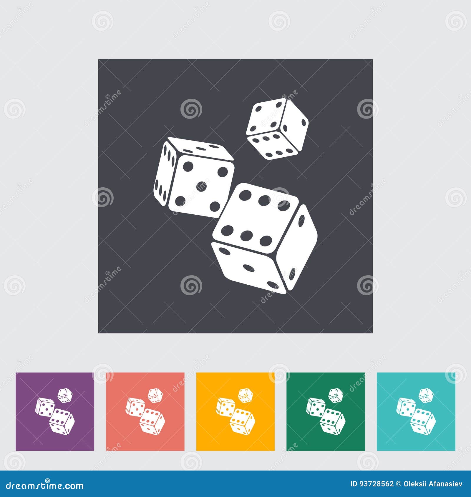 Craps icon stock vector. Illustration of game, gamble - 93728562
