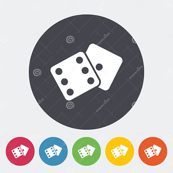 Craps icon stock vector. Illustration of jackpot, area - 92001242