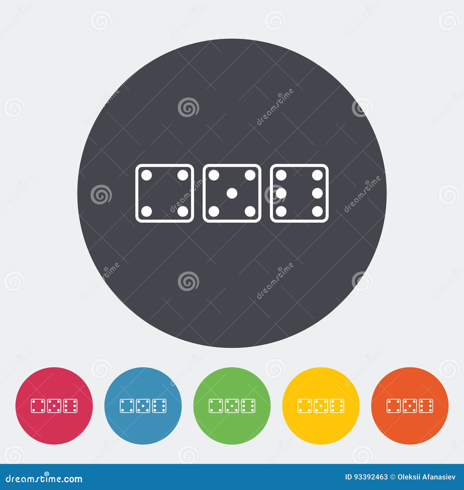 Craps icon stock vector. Illustration of jackpot, opportunity - 93392463