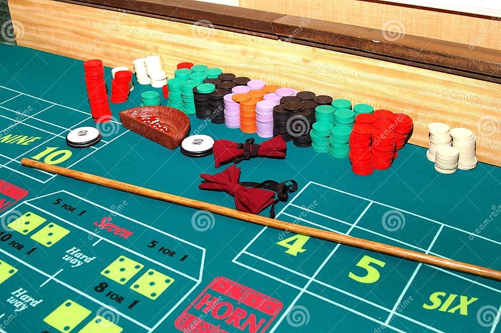 Craps Table stock image. Image of poker, celebrity, dice - 84841