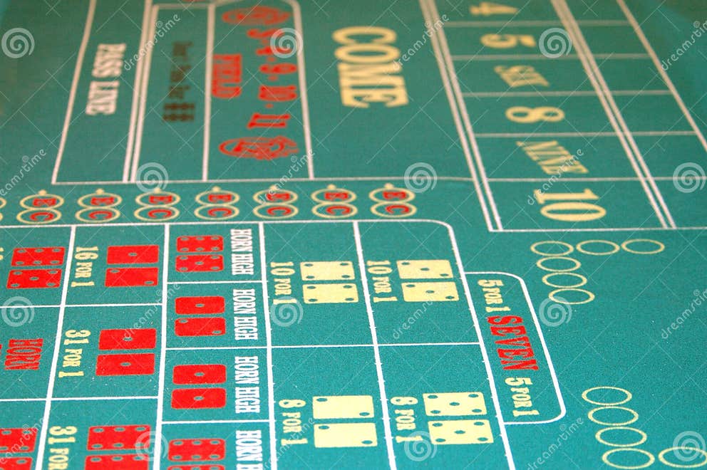 Craps Table BG 2 stock photo. Image of bones, money, gamble - 76268