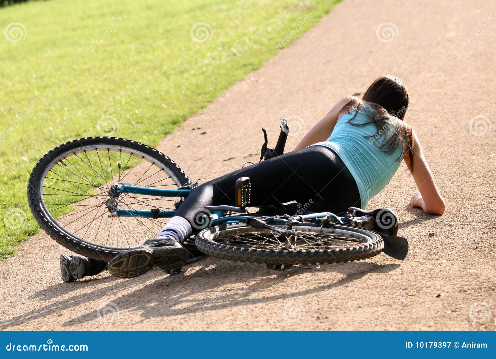 Crash with bicycle stock image. Image of misfortune, bicycle - 10179397