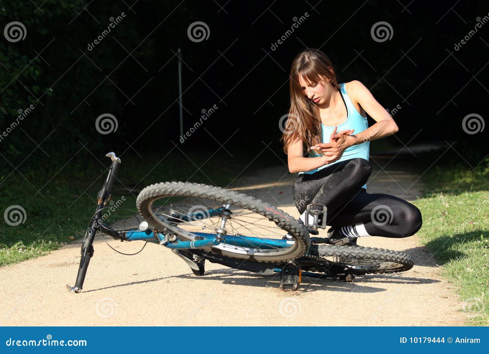 Crash from bike stock photo. Image of bike, park, accident - 10179444