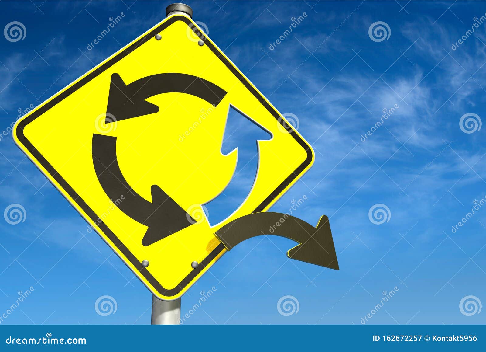 Crash road sign stock illustration. Illustration of regression - 162672257