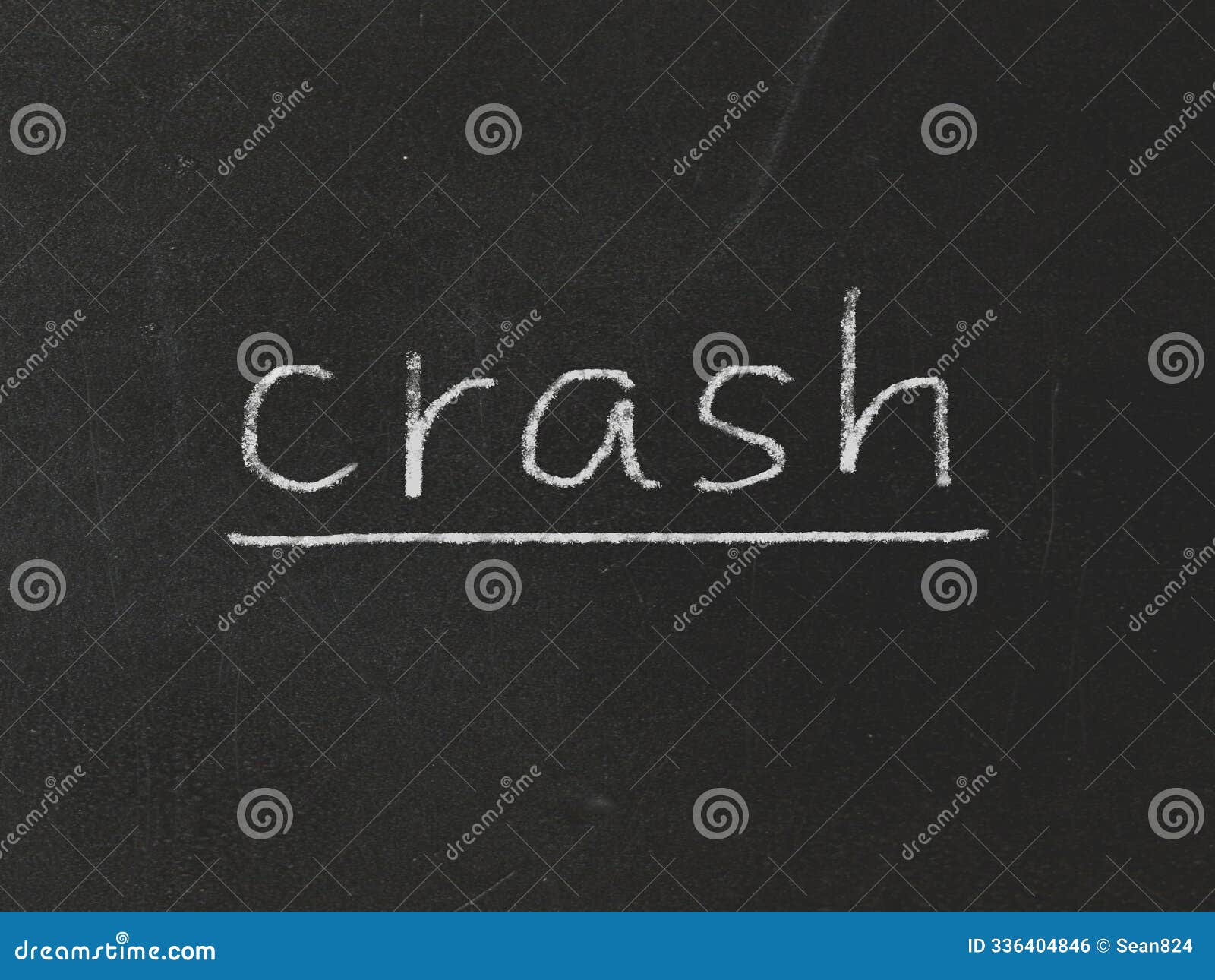 Crash concept word stock photo. Image of word, chalkboard - 336404846