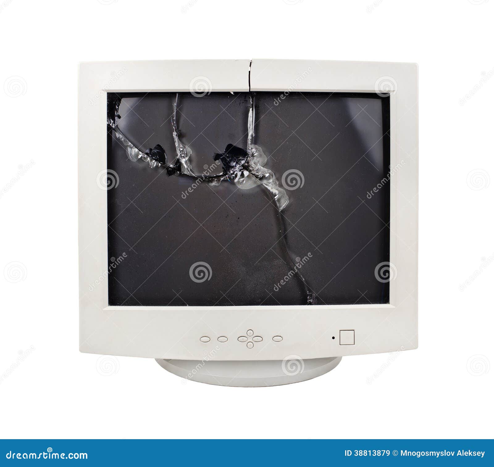 Crash monitor stock image. Image of break, split, breakage - 38813879