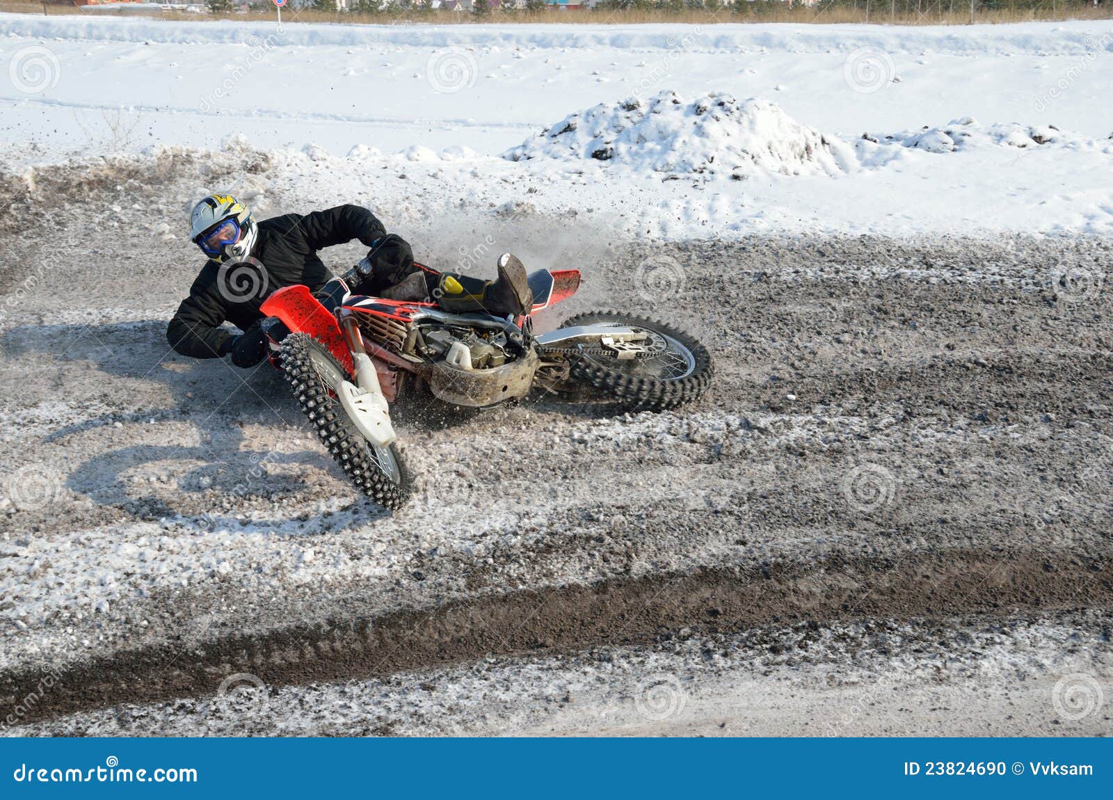 Crash Motorcycle Rider Motocross Stock Photo - Image of drop ...