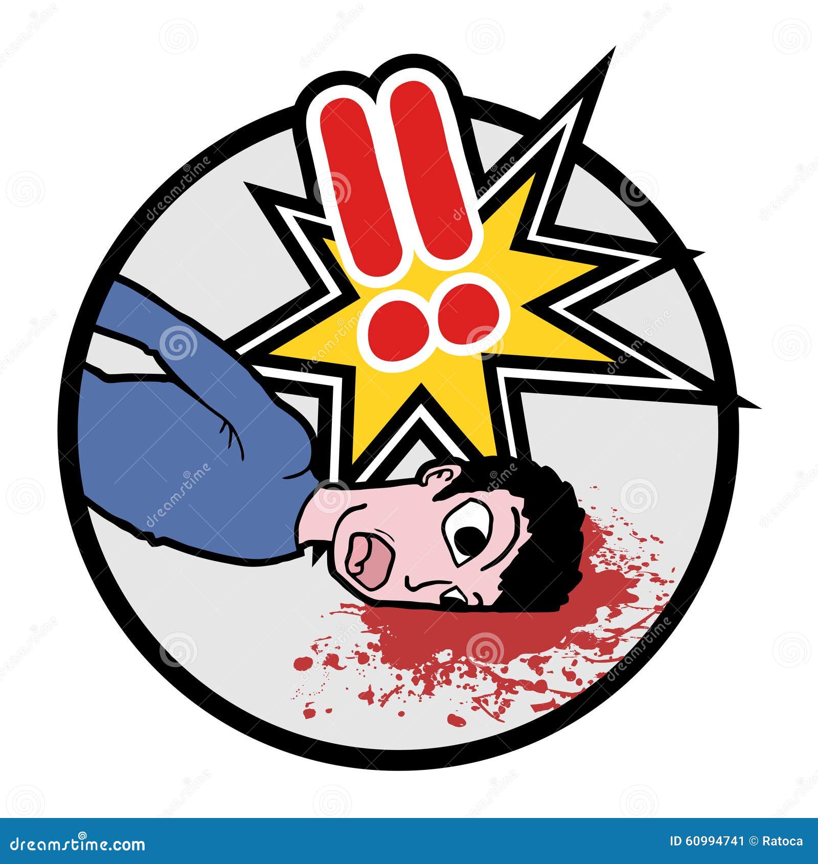 Crash symbol stock vector. Illustration of exclamation - 60994741