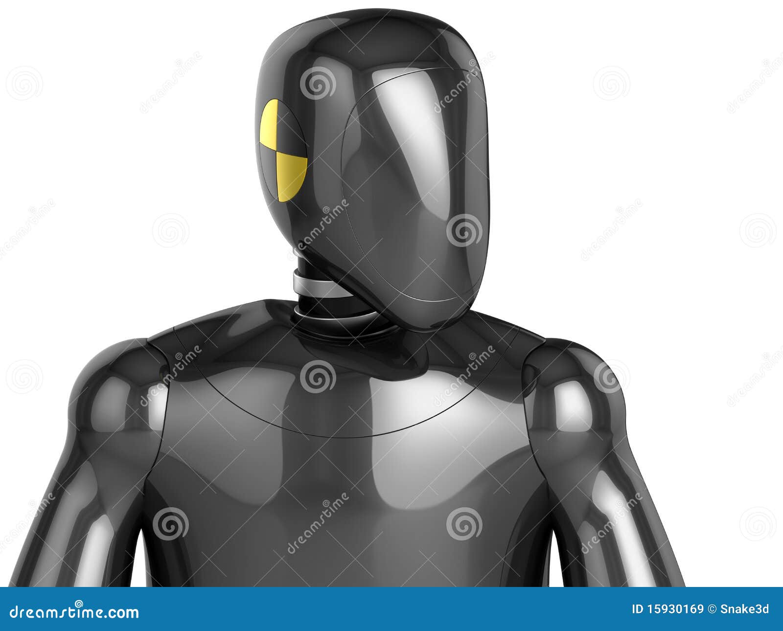 Crash Test Dummy Concept (Hi-Res) Stock Illustration - Illustration of ...