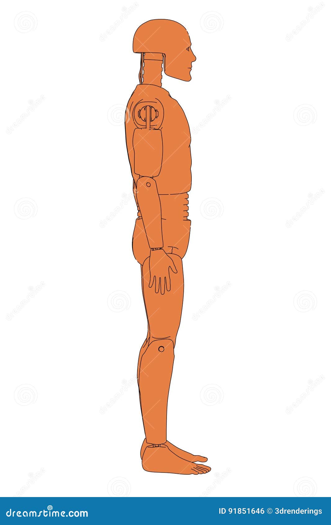 Crash test dummy stock illustration. Illustration of crash - 91851646