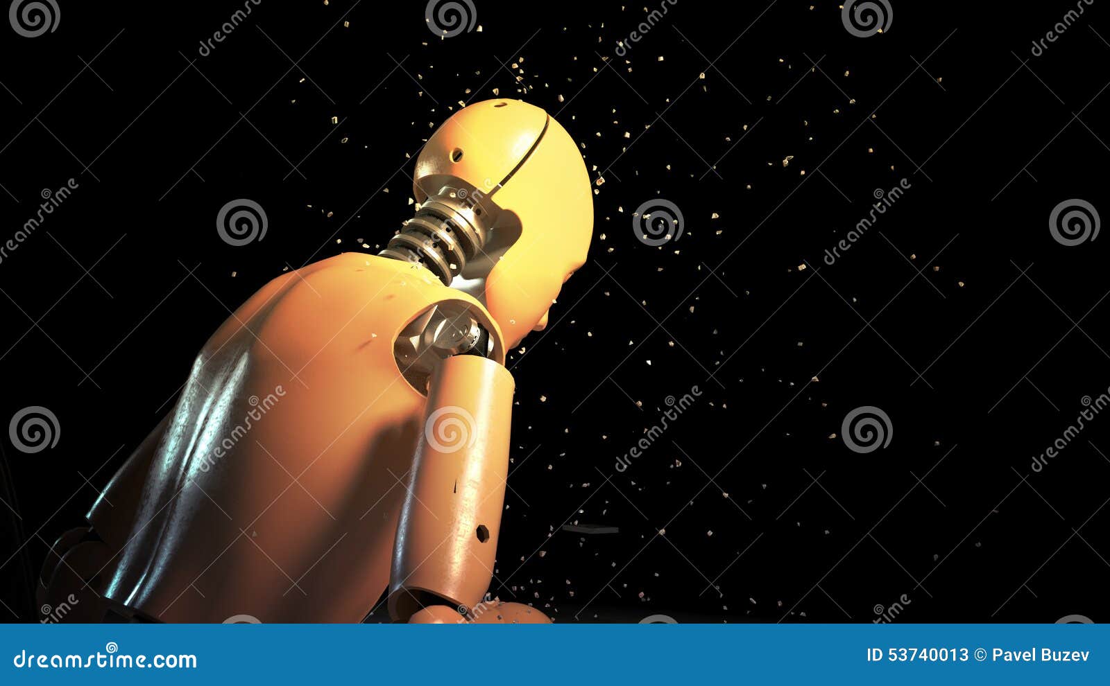 Crash test dummy stock illustration. Illustration of facility - 53740013