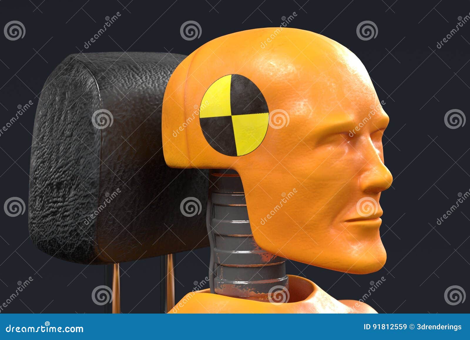 Crash test dummy stock illustration. Illustration of automobile - 91812559