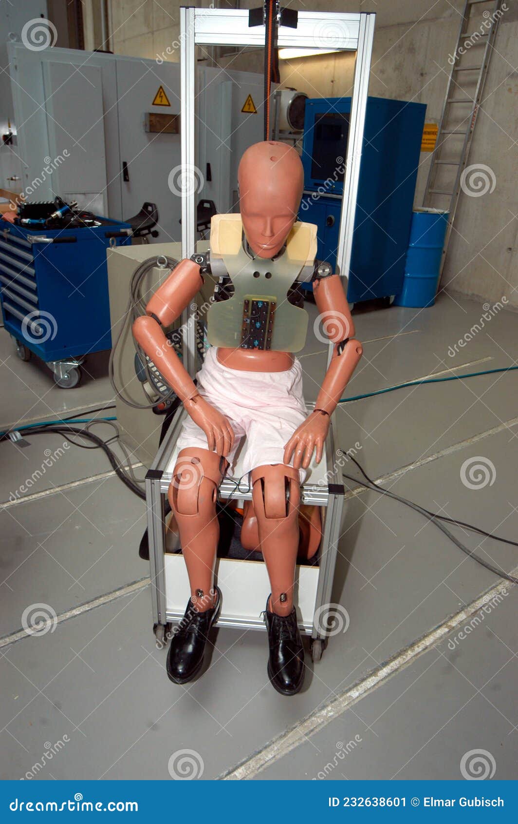 Crash Test Dummy, Test Object in the Industry Stock Image - Image of ...