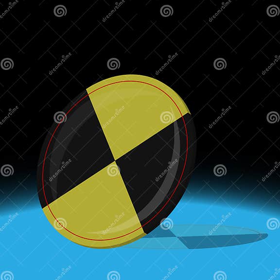 Crash test icon 3d stock vector. Illustration of engineer - 50468798