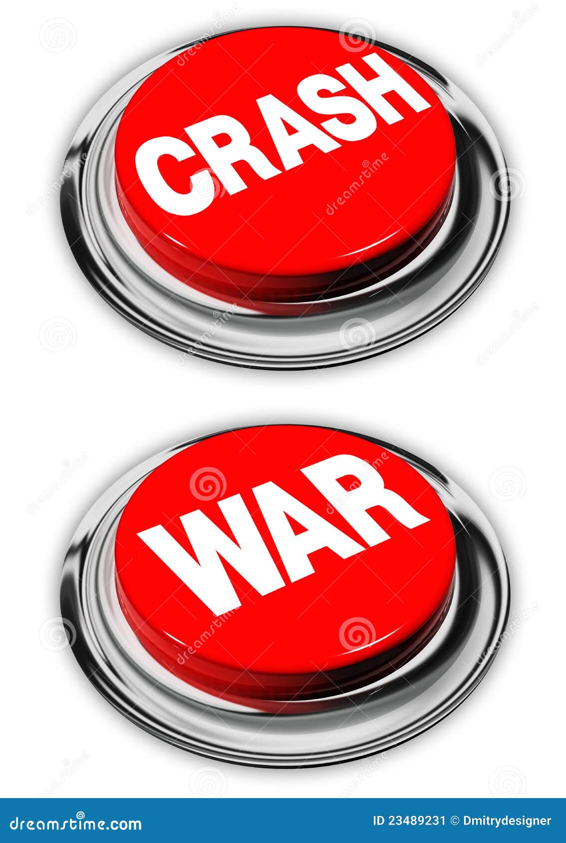 Crash and war button stock illustration. Illustration of switch - 23489231