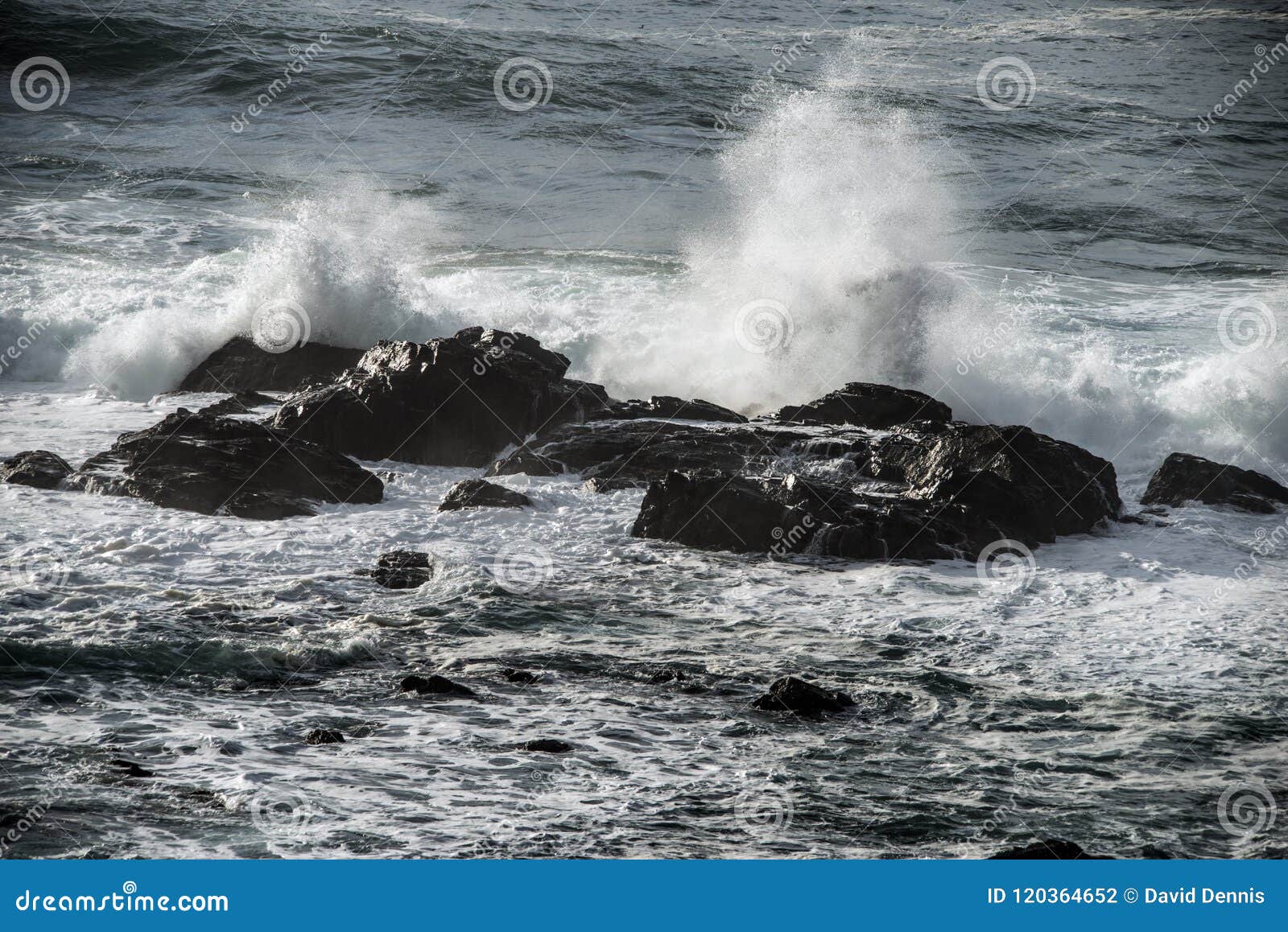 Incoming Tide on the Rocky Coast of Cornwall, England Stock Photo ...