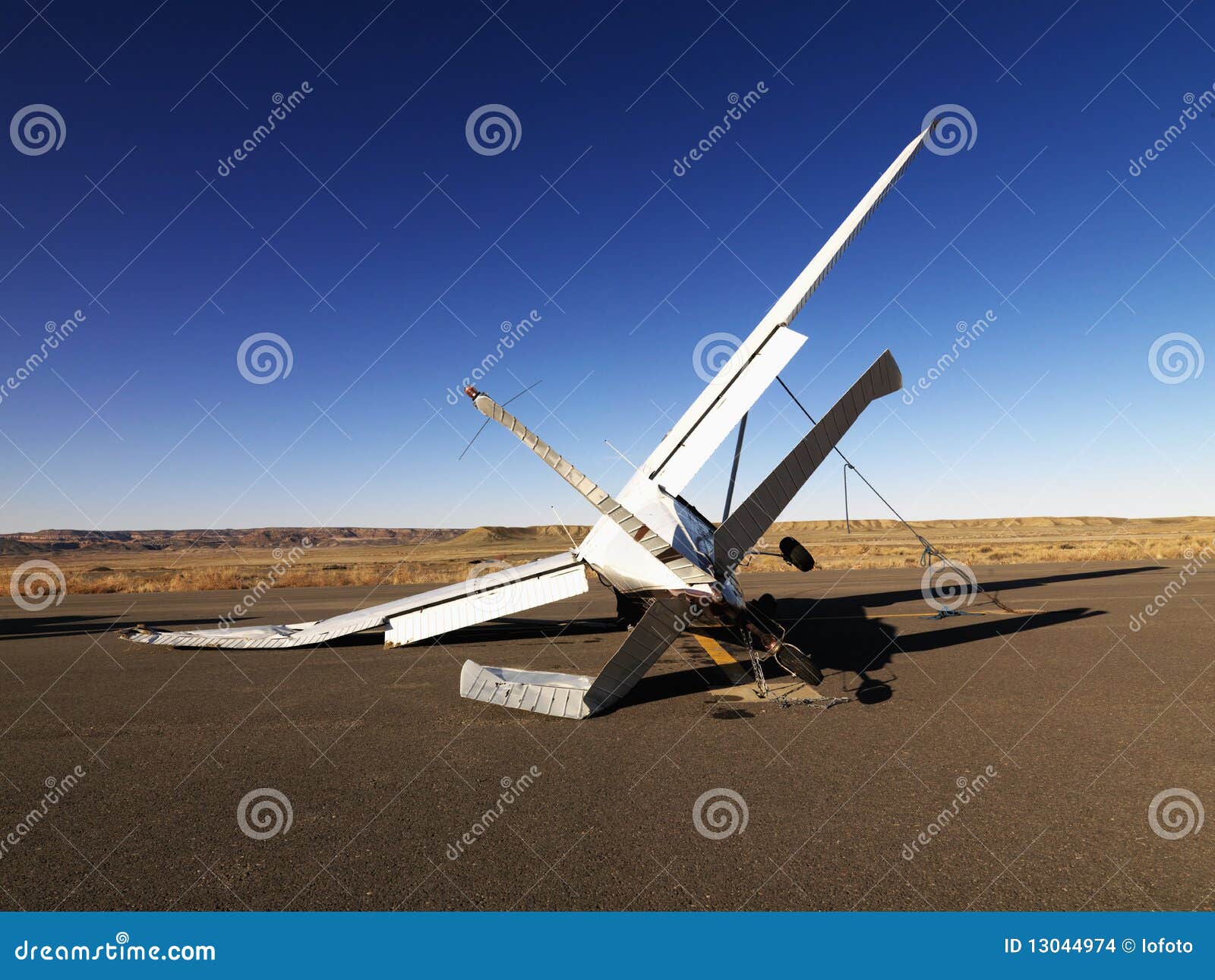 Crashed Airplane stock photo. Image of scenic, broken - 13044974