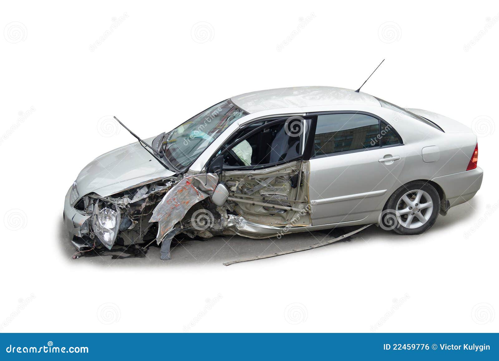 A Crashed Car Royalty Free Stock Image - Image: 22459776