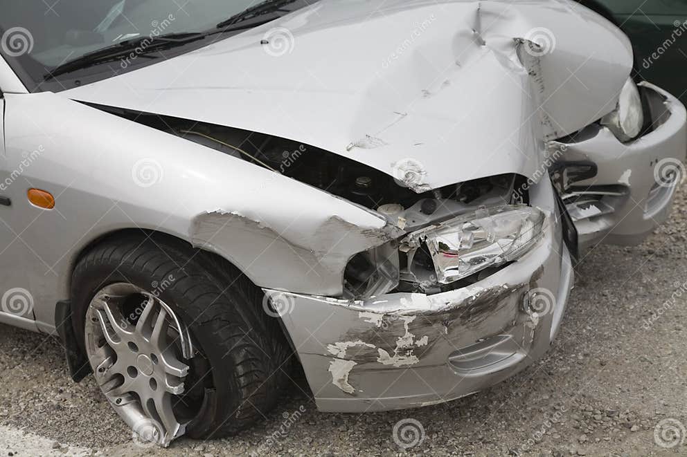 Crashed car stock photo. Image of smashed, accident, wreck - 740530
