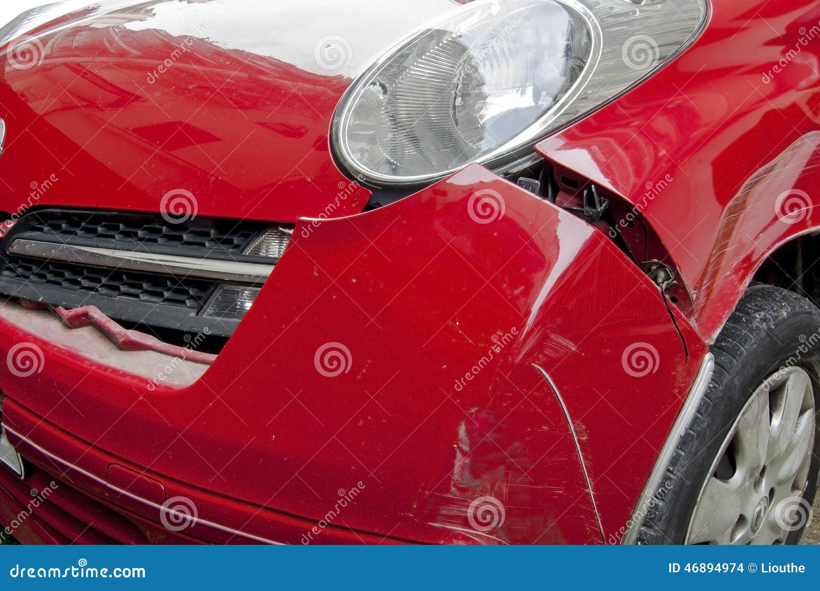 Crashed car stock photo. Image of damages, detail, engine - 46894974