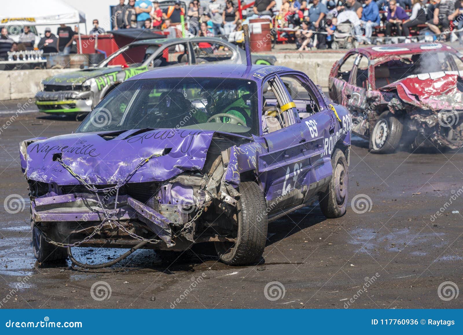 Crashed Cars during Demolition Derby Editorial Photo - Image of extreme ...