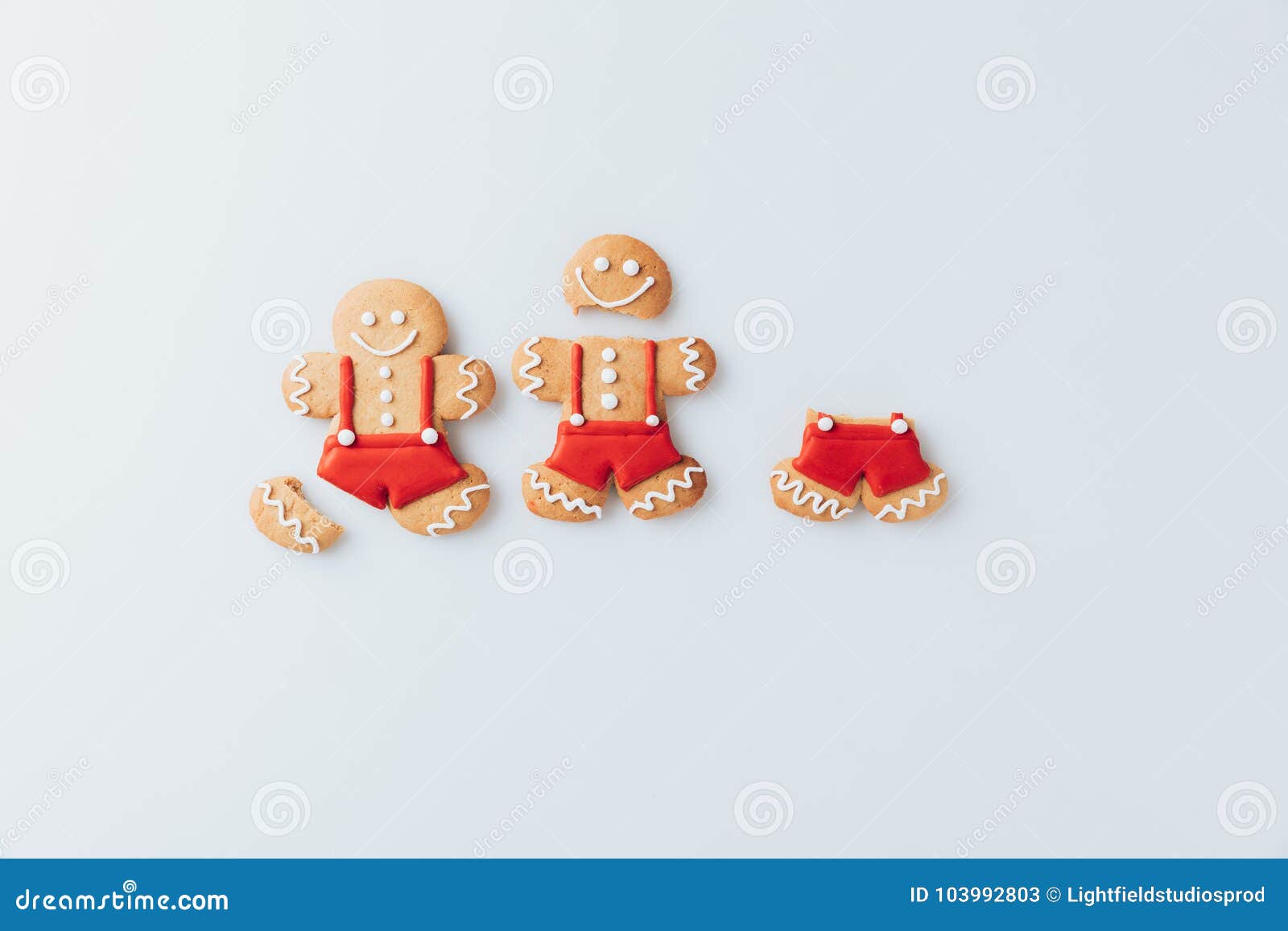 Crashed Gingerbread men stock image. Image of gingerbreads - 103992803