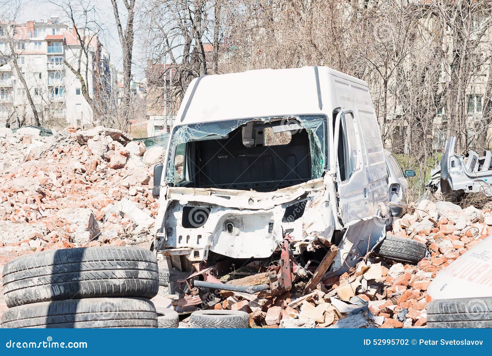 Crashed old cars stock photo. Image of repair, rescue - 52995702