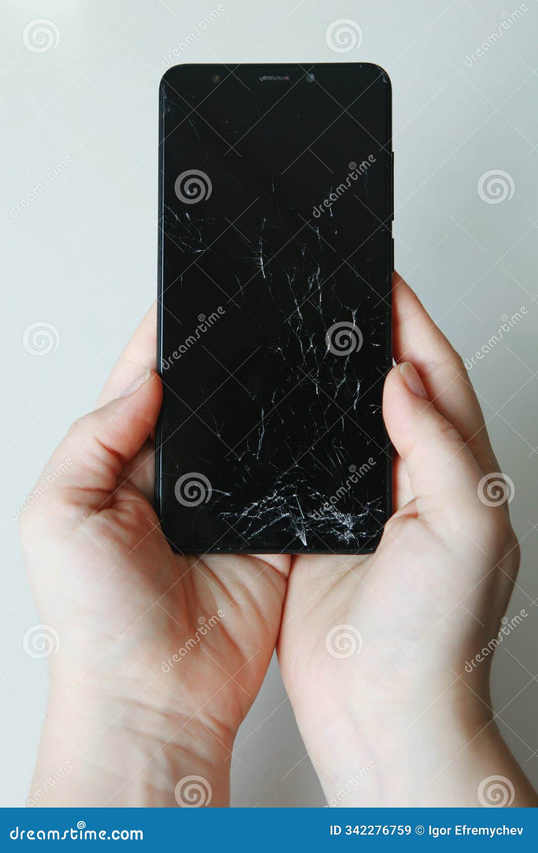 Crashed Phone Glass.broken Phone Screen, Cracked Screen Royalty-Free ...