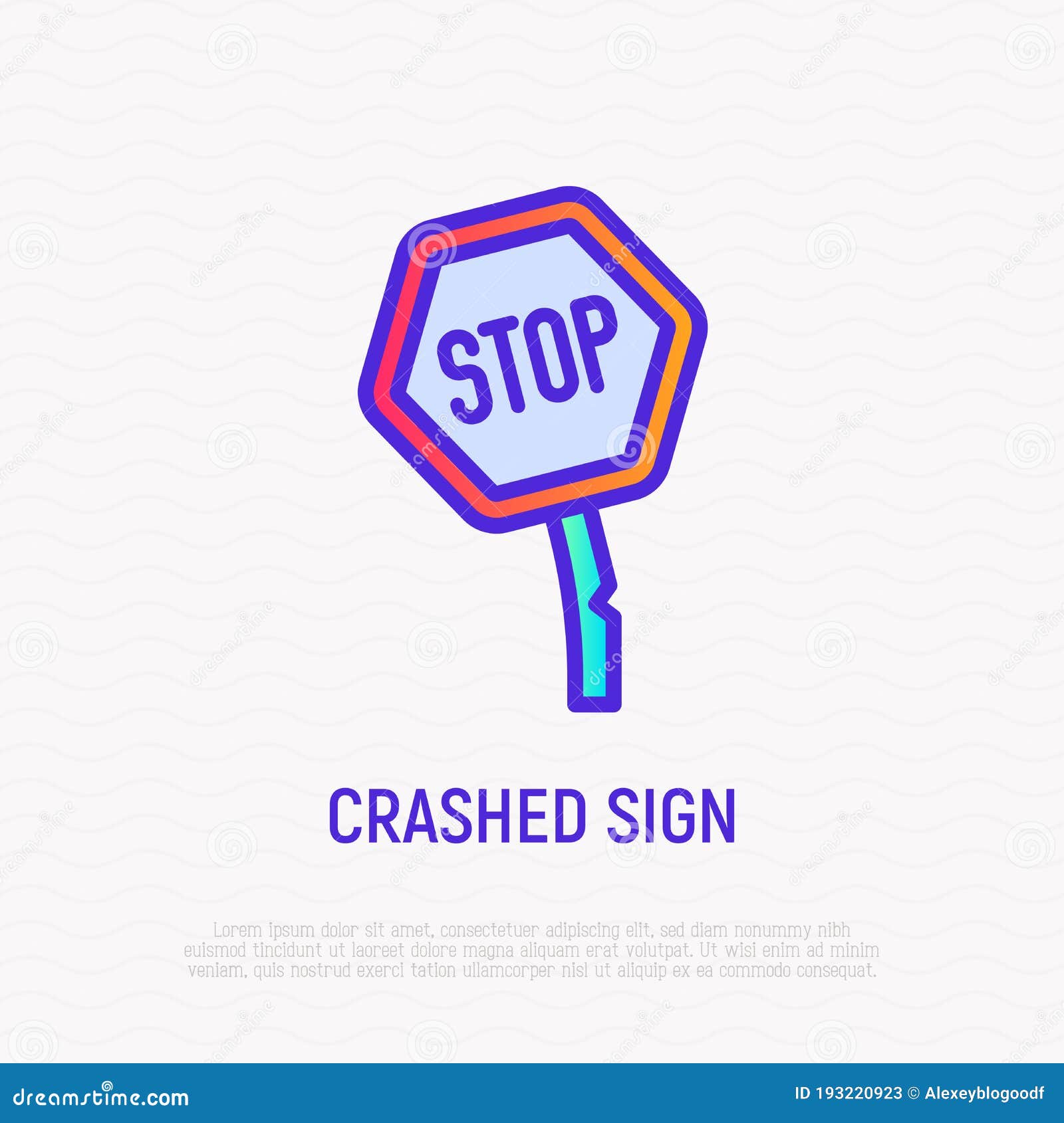 Crashed Car Road Accident Police Officer In Uniform Issuing Report ...