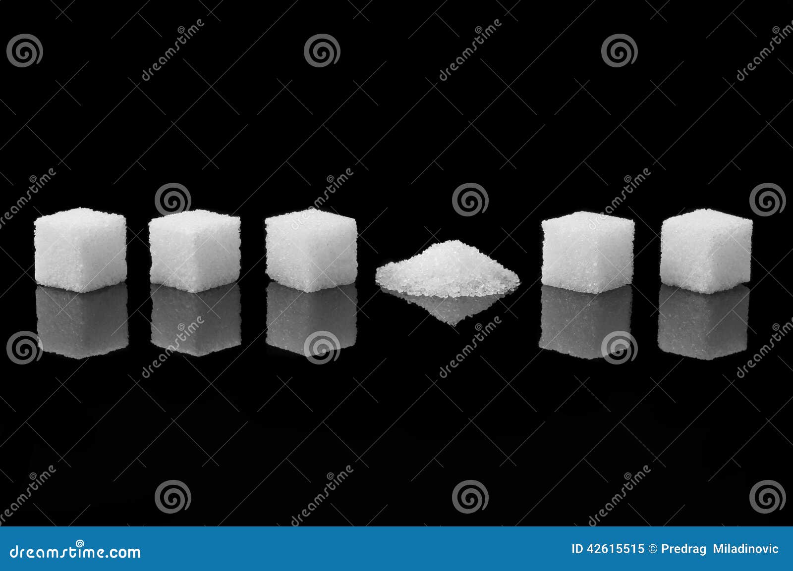Crashed sugar cube stock image. Image of stack, granulated - 42615515