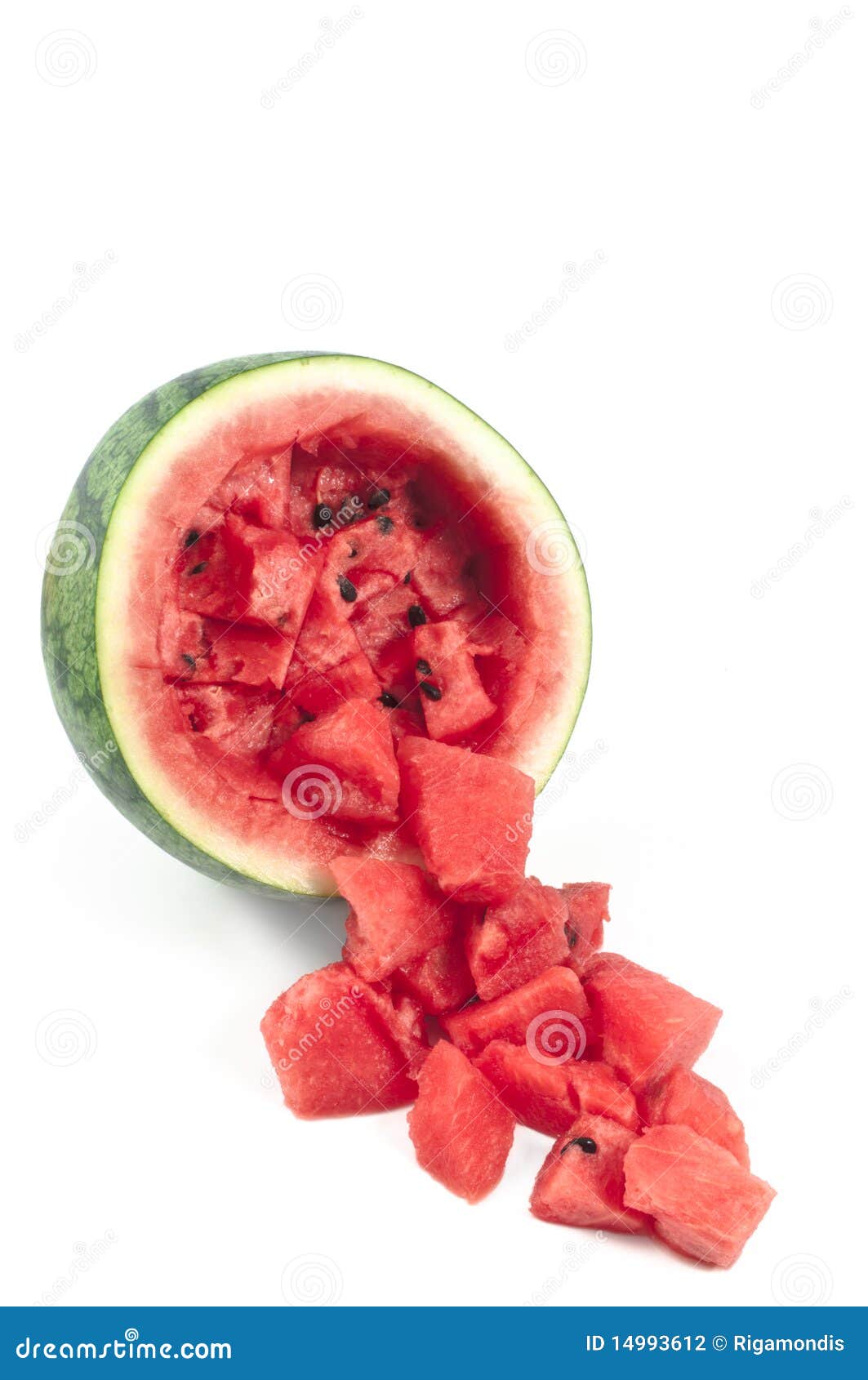 Crashed watermelon stock photo. Image of sliced, slice - 14993612
