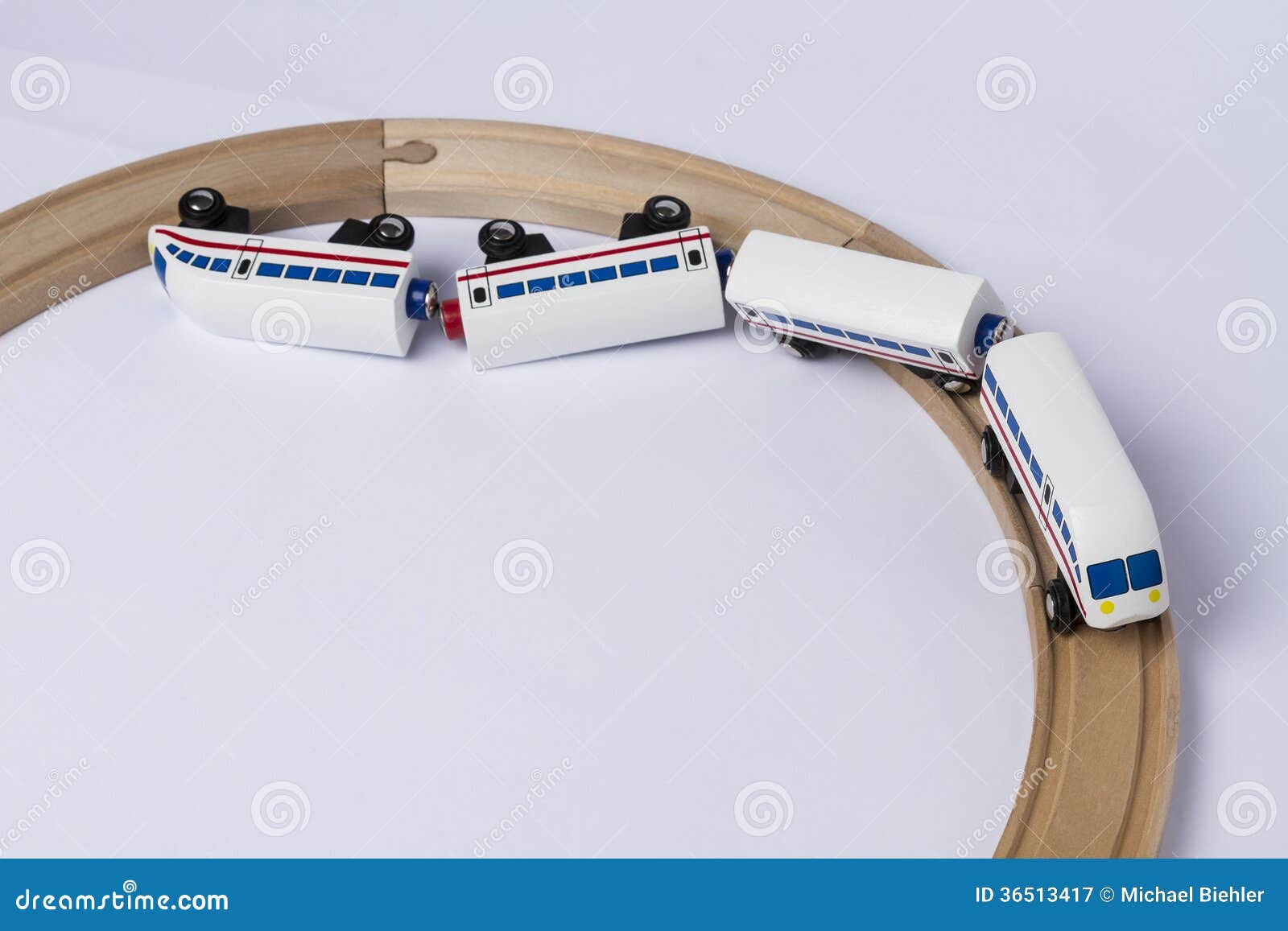 Crashed wooden toy train stock image. Image of people - 36513417