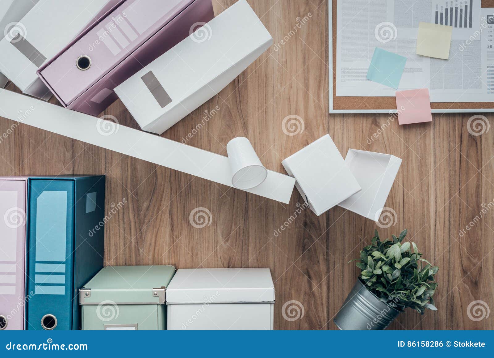Crashing Shelf in the Office Stock Photo - Image of erthquake, broken ...