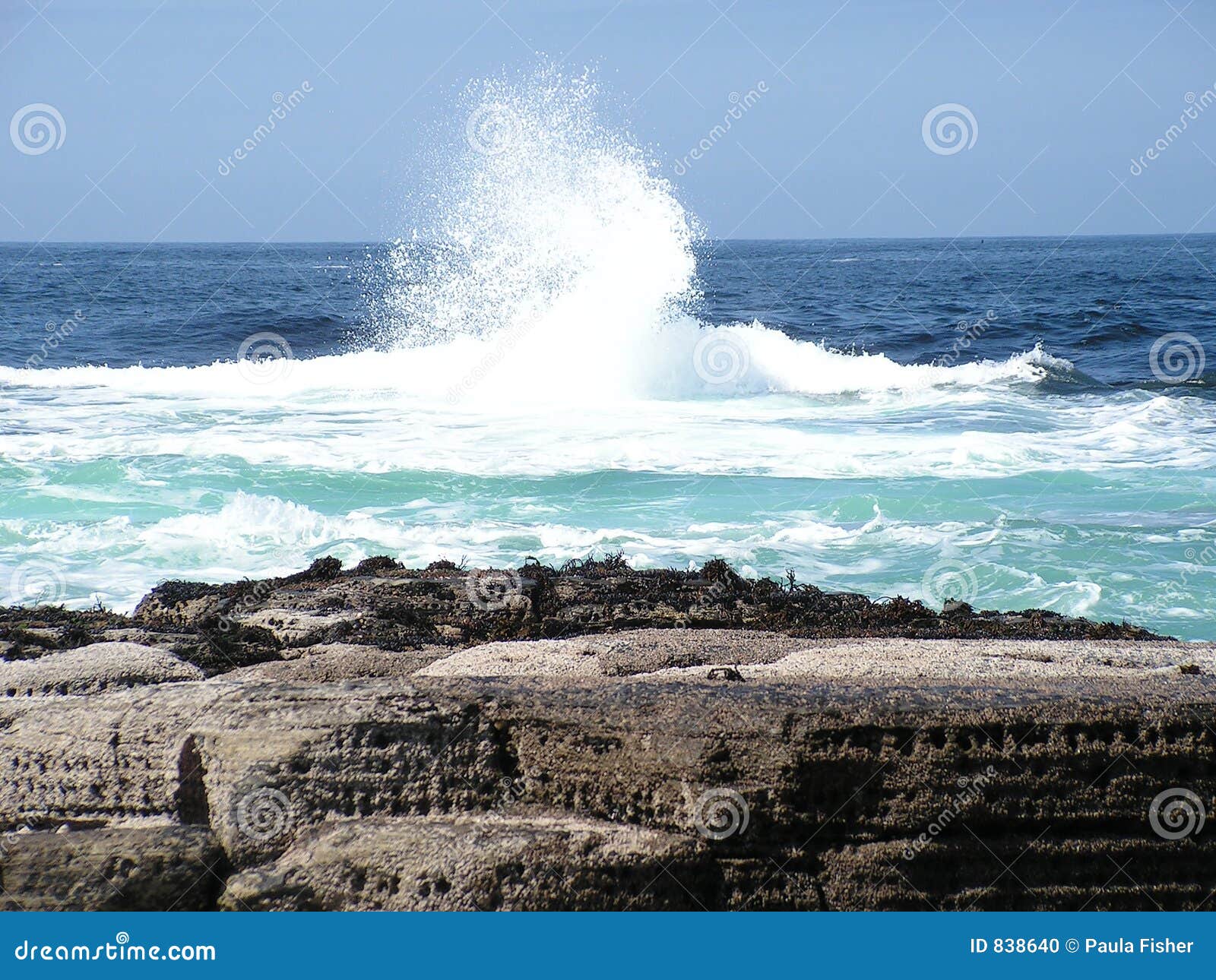 Crashing Splashing Waves stock photo. Image of explosive - 838640