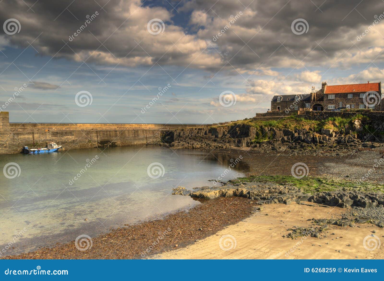 Craster harbour stock image. Image of destination, vacation - 6268259