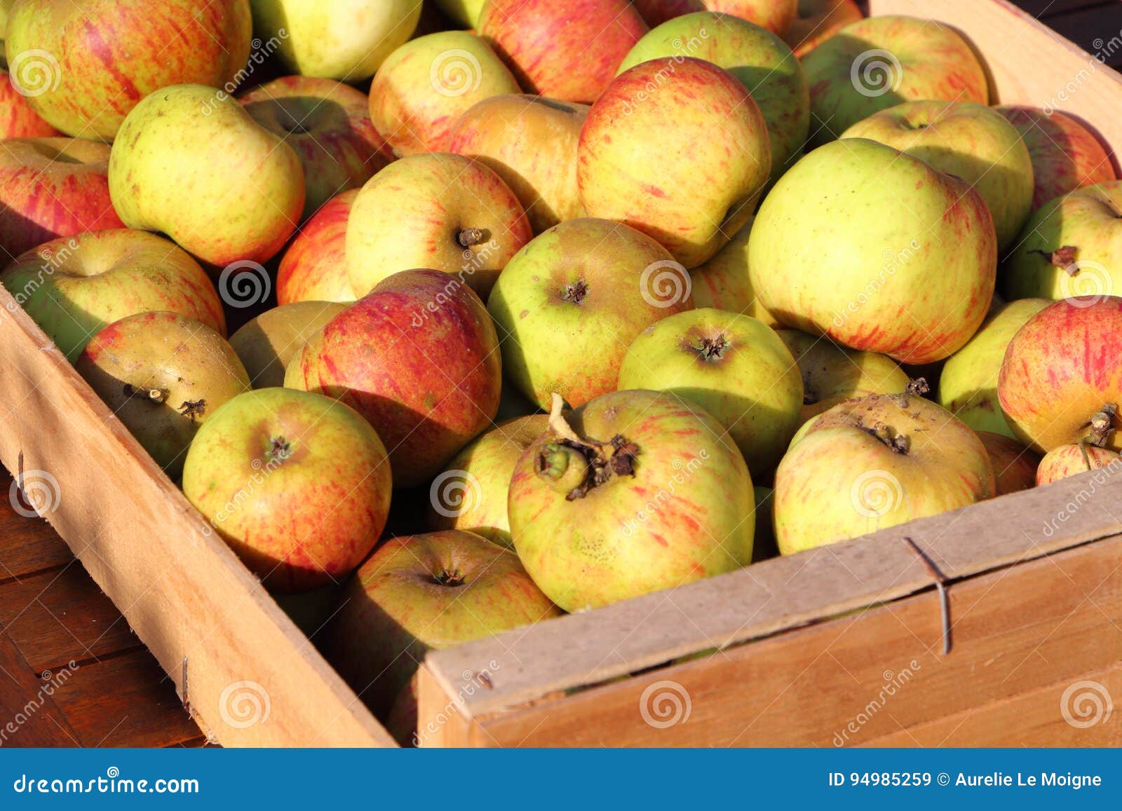 Crate of apples stock image. Image of stocking, entire - 94985259