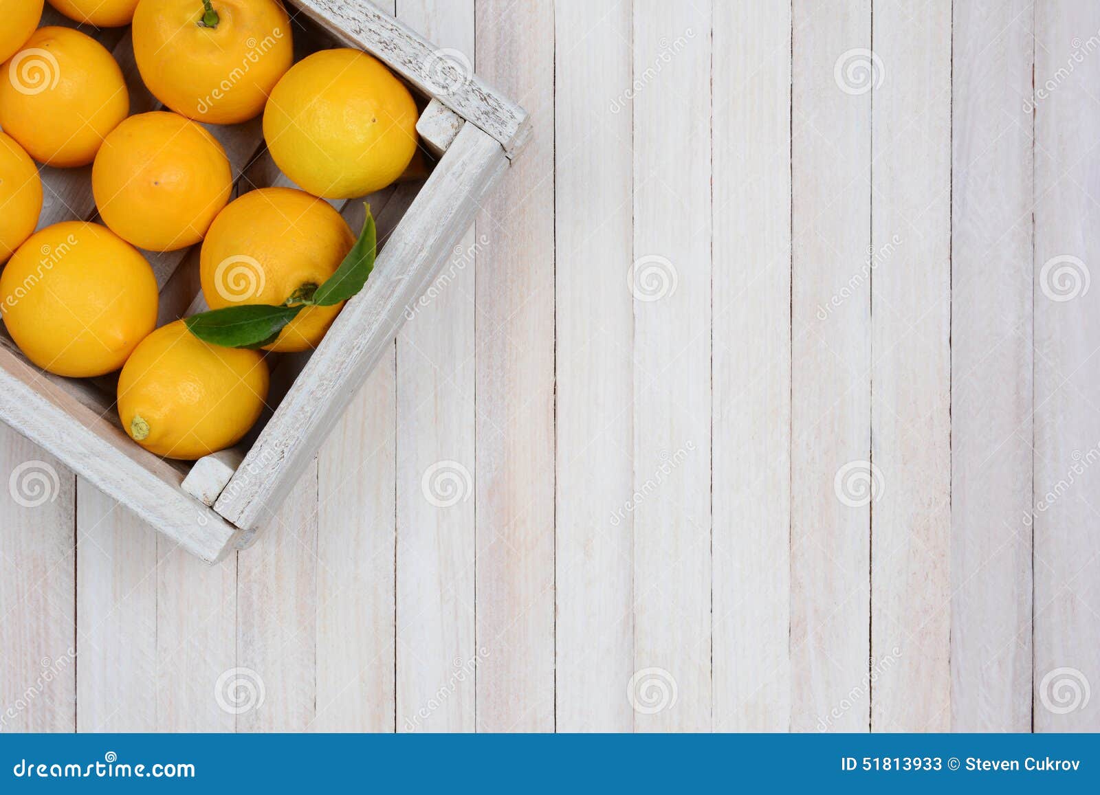 Crate of Lemons stock image. Image of horizontal, white - 51813933