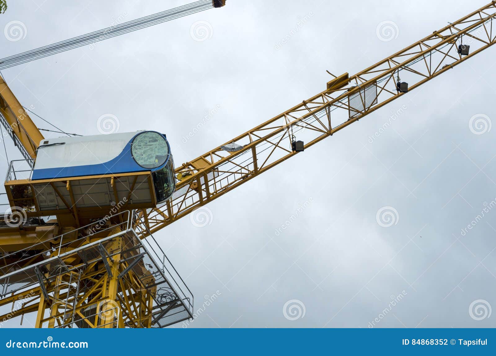 Crate operator cabin editorial photography. Image of crate - 84868352