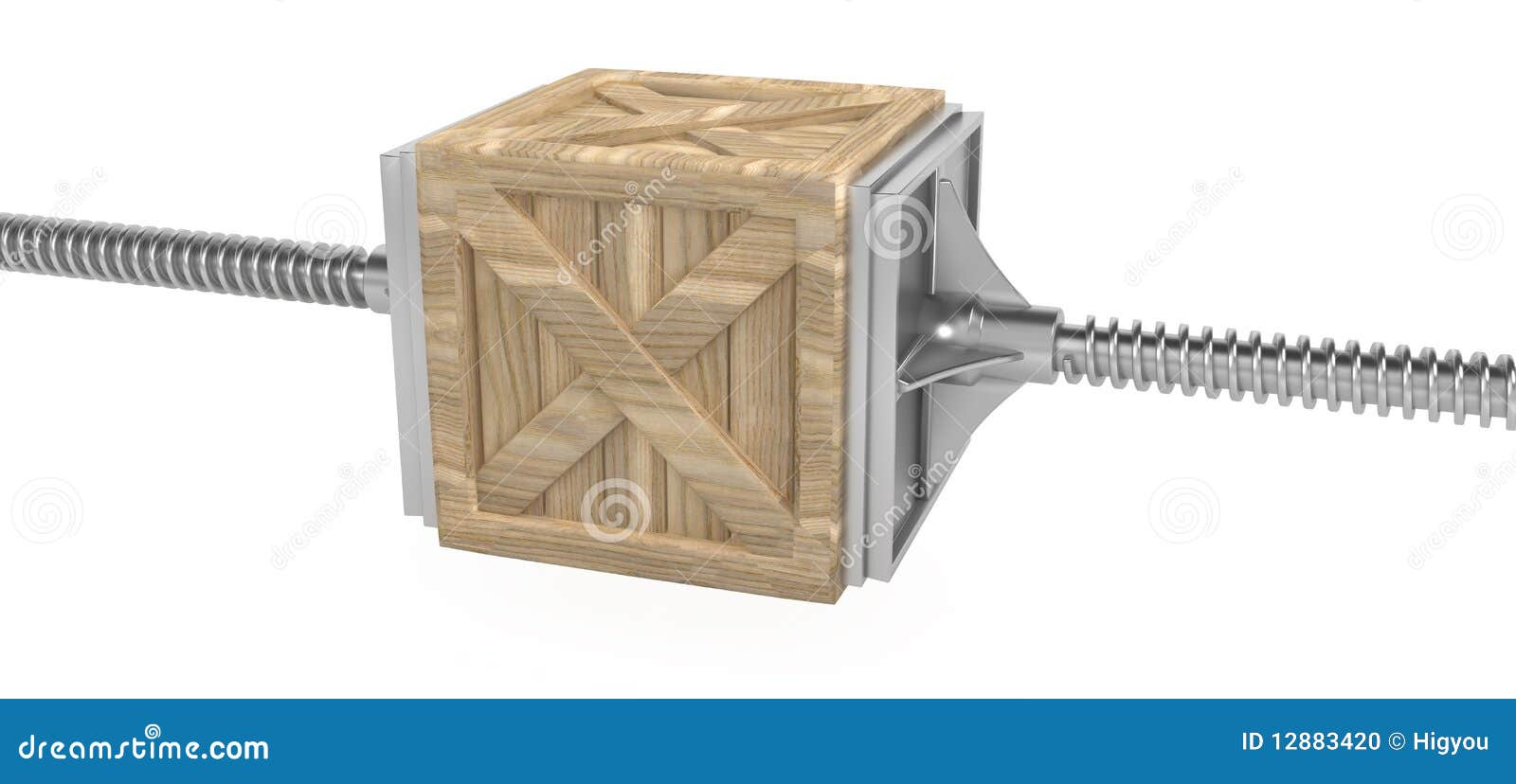 Crate Pressure stock illustration. Illustration of white - 12883420