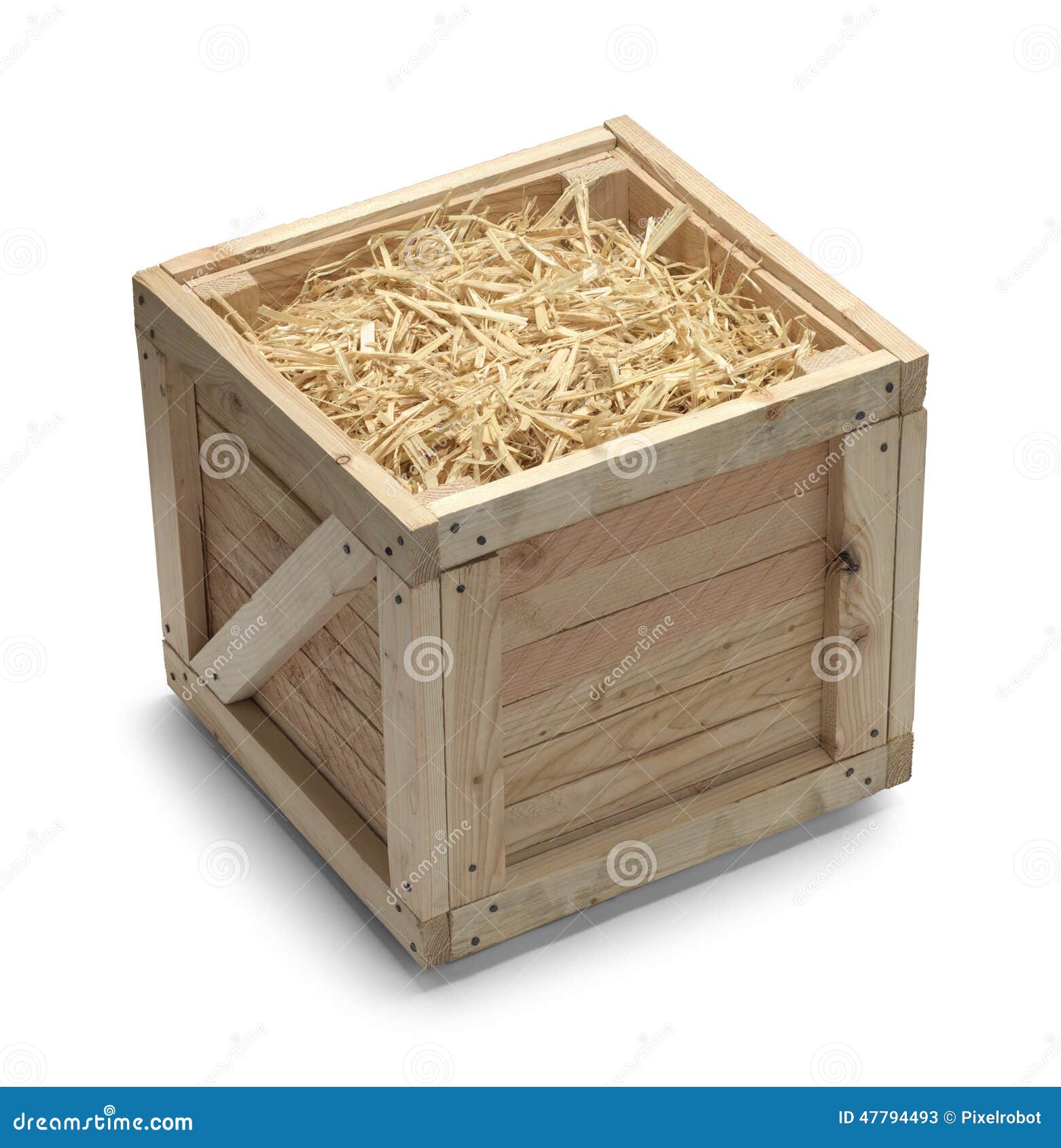 Crate and Straw stock image. Image of distribution, delivering - 47794493
