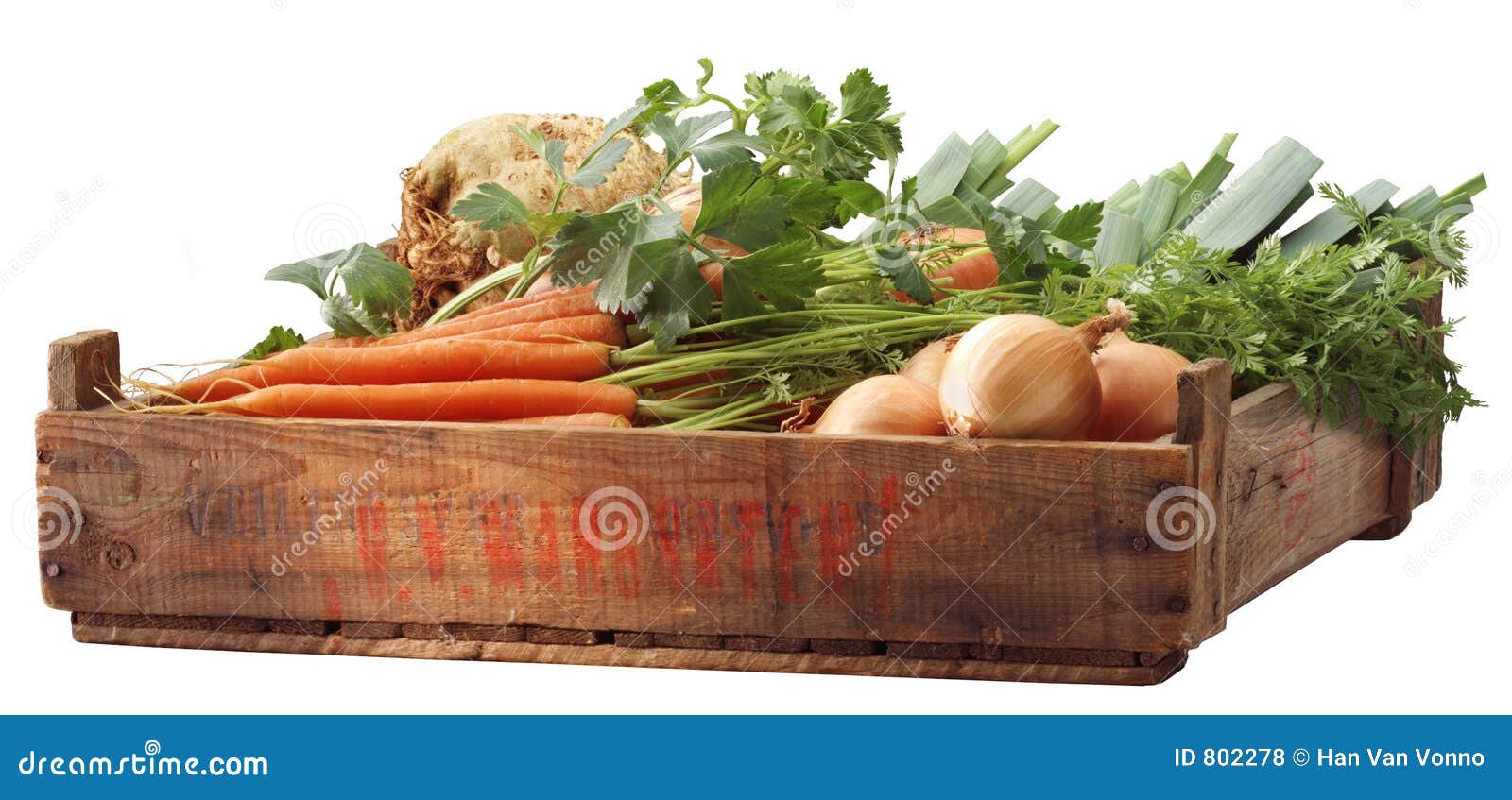 Crate vegetables stock photo. Image of parsley, grocery - 802278