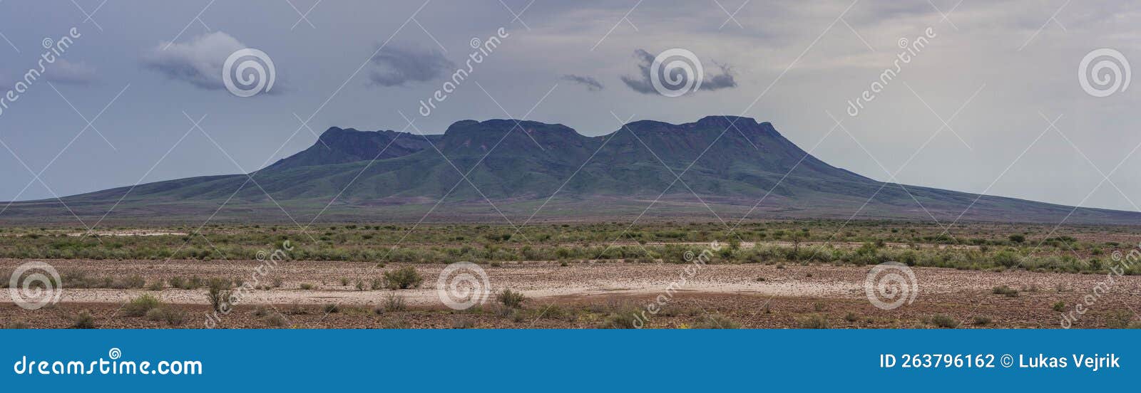 The Crater of the Brukkaros Extinct Volcano in Namibia Stock Photo ...