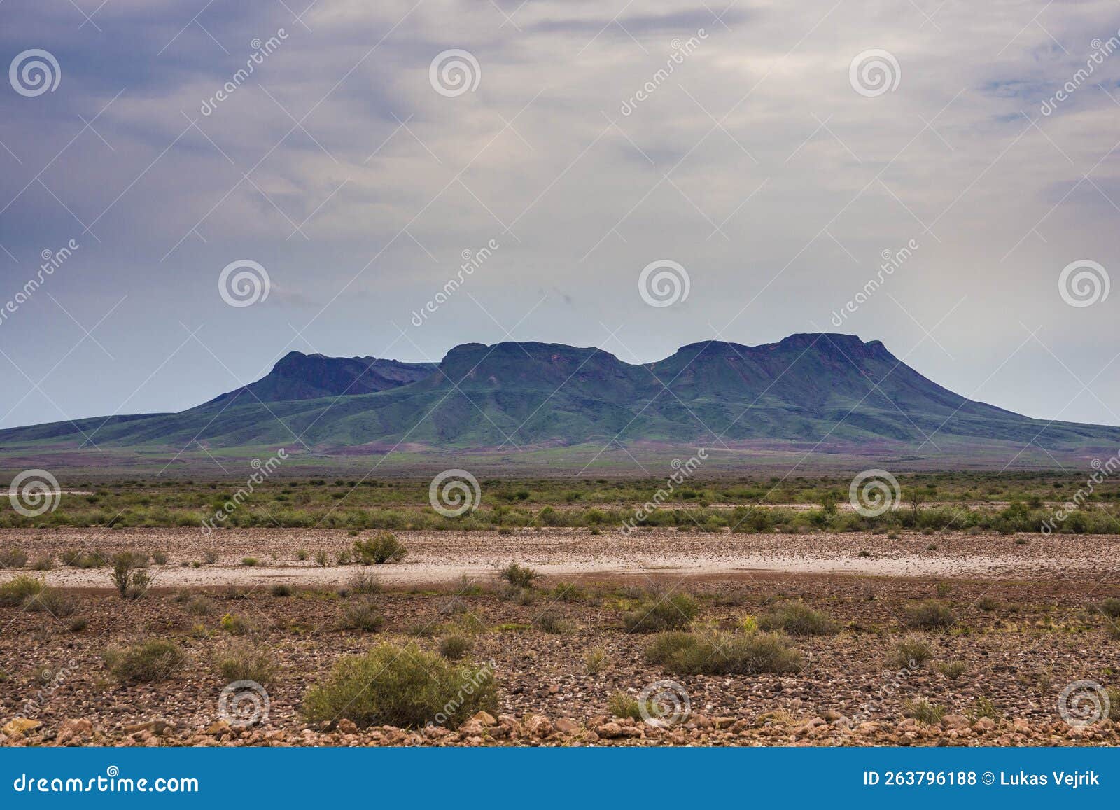 The Crater of the Brukkaros Extinct Volcano in Namibia Stock Photo ...