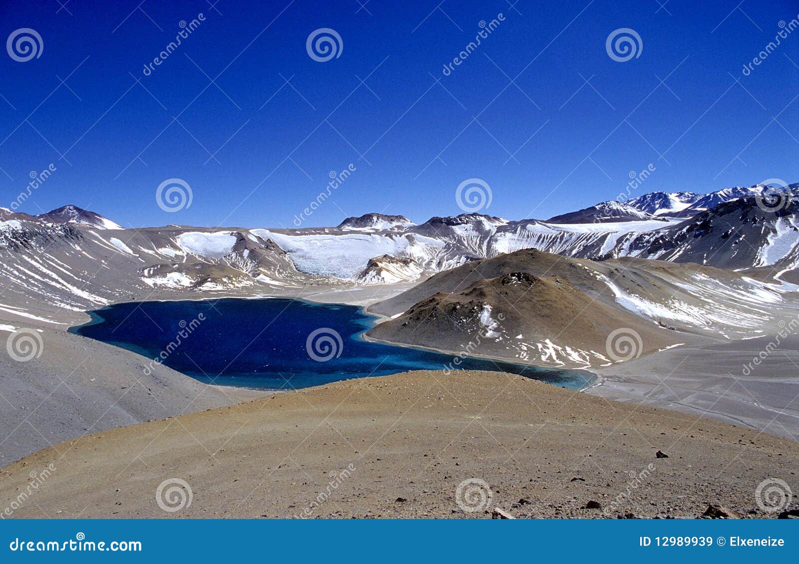 Crater Corona del Inca imagen de archivo. Imagen de colina - 12989939
