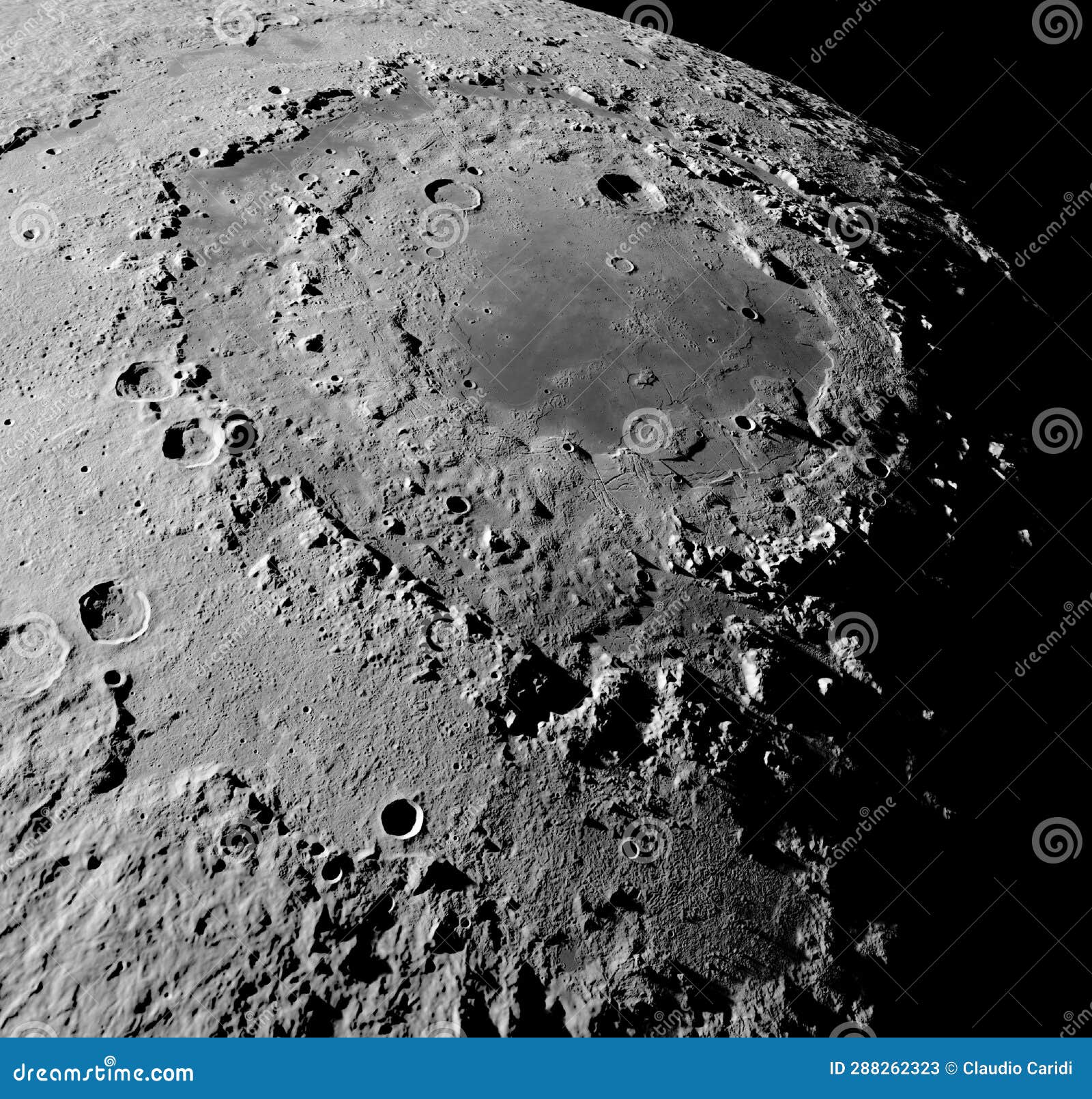 Moon Crater Wallpaper