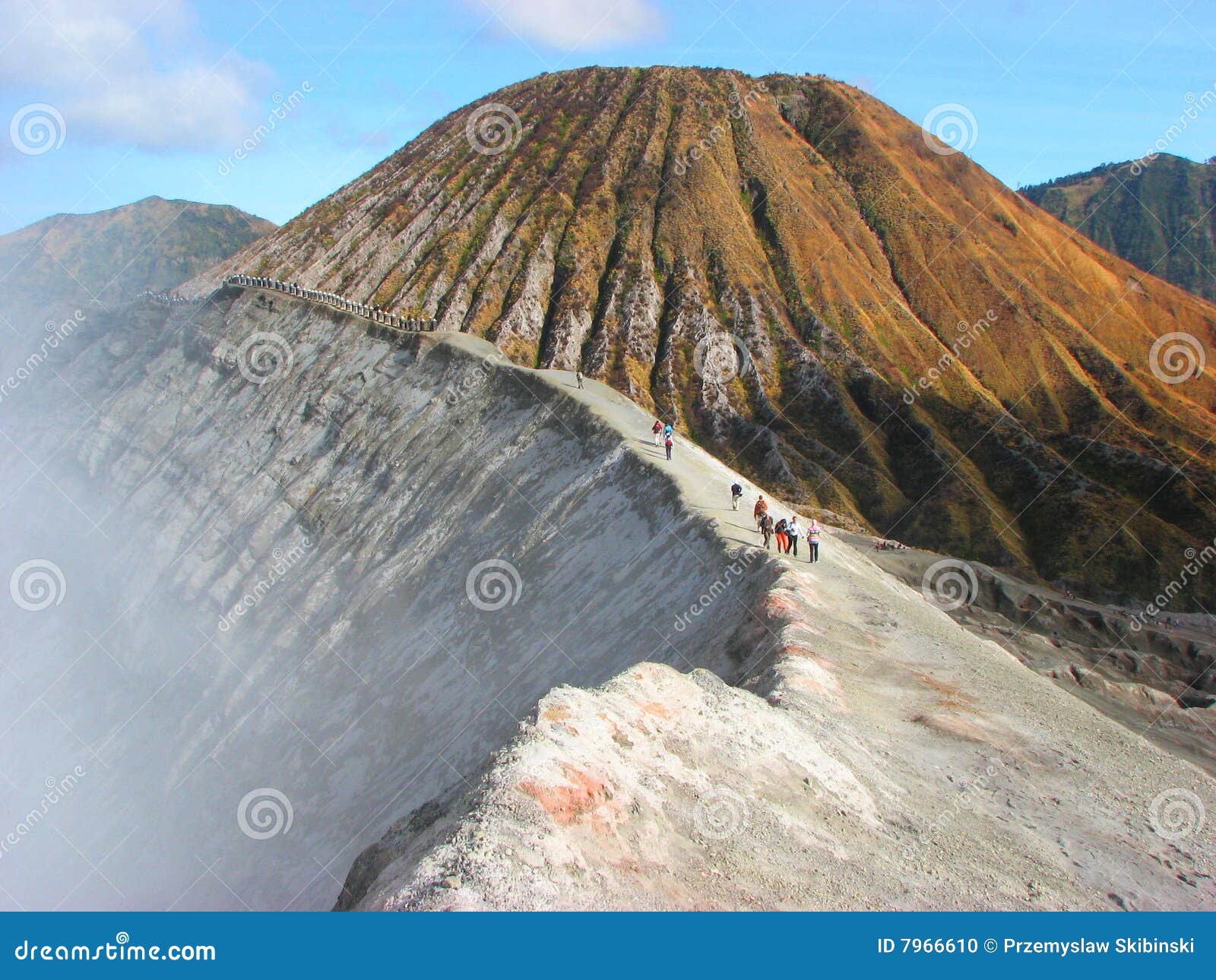 Crater of Mount Bromo stock photo. Image of break, catastrophe - 7966610