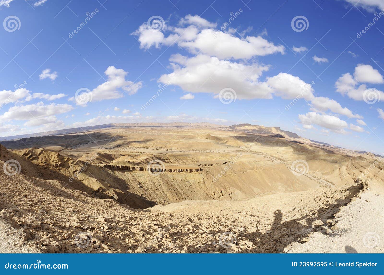 Crater Ramon Panorama, Israel Stock Image - Image of mountain, rock ...