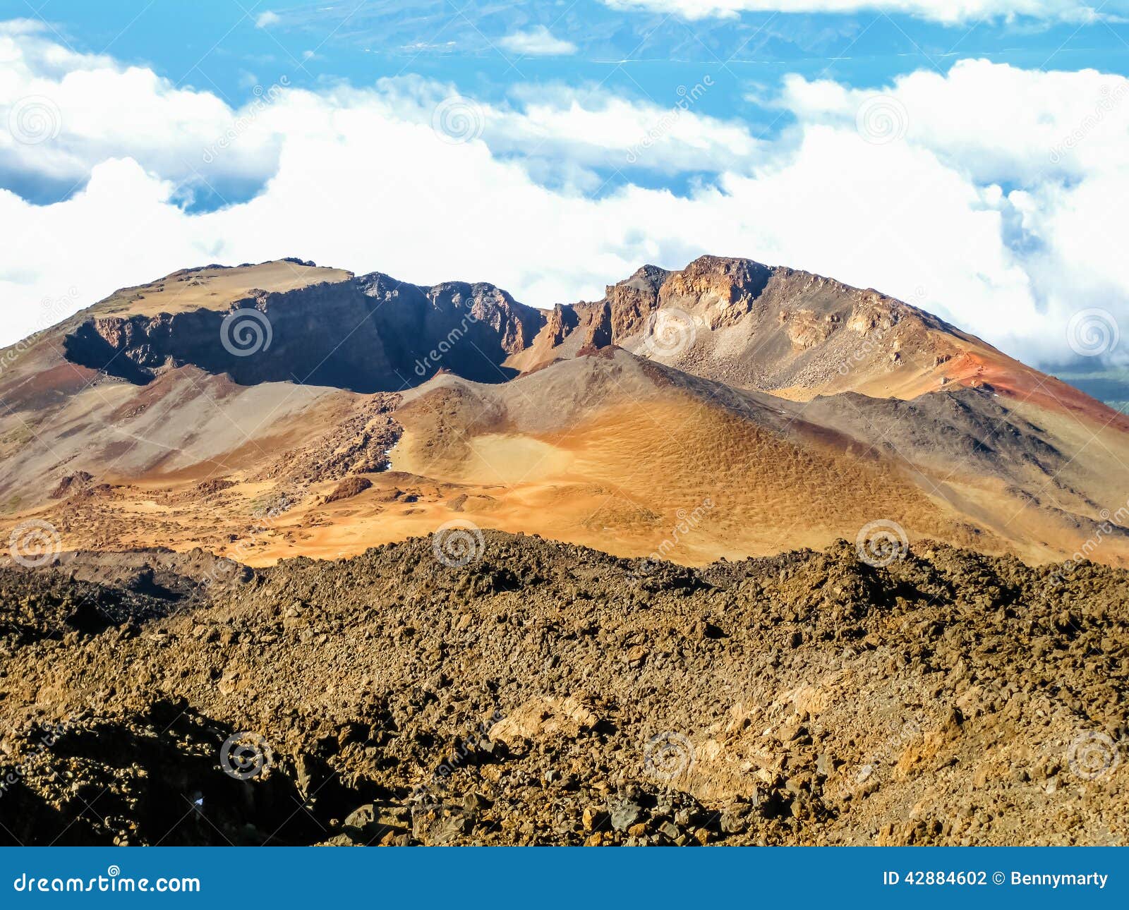 Cratere del vulcano Teide fotografia stock. Immagine di europa - 42884602