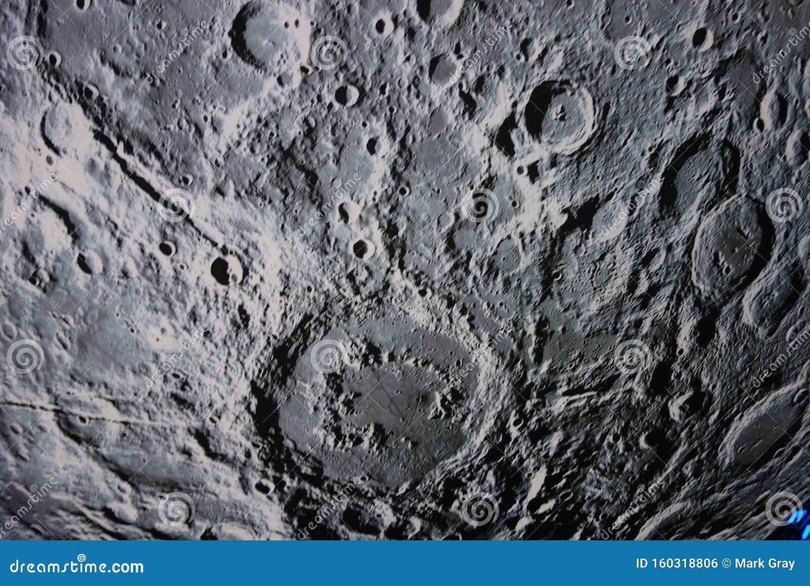 Craters on the Moon stock photo. Image of craters, surface - 160318806